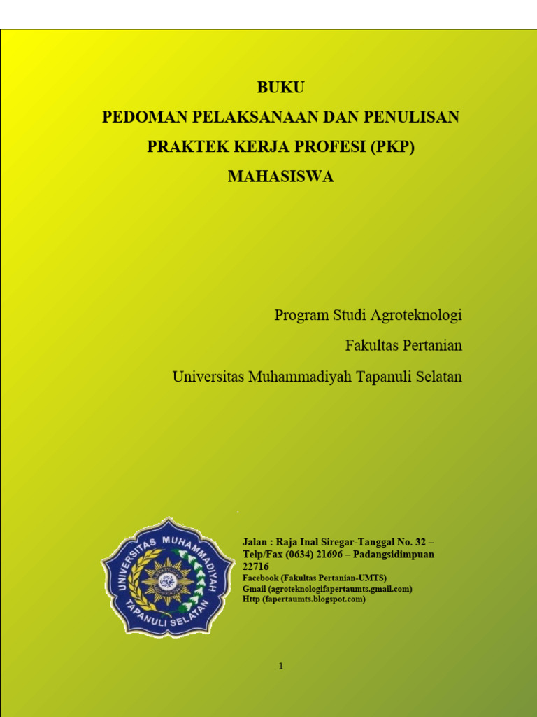 BUKU PEDOMAN PKP Agrotek | PDF | Seni