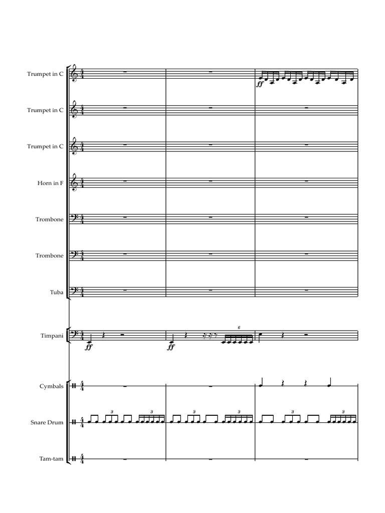 Fanfare NEW - Full Score | PDF