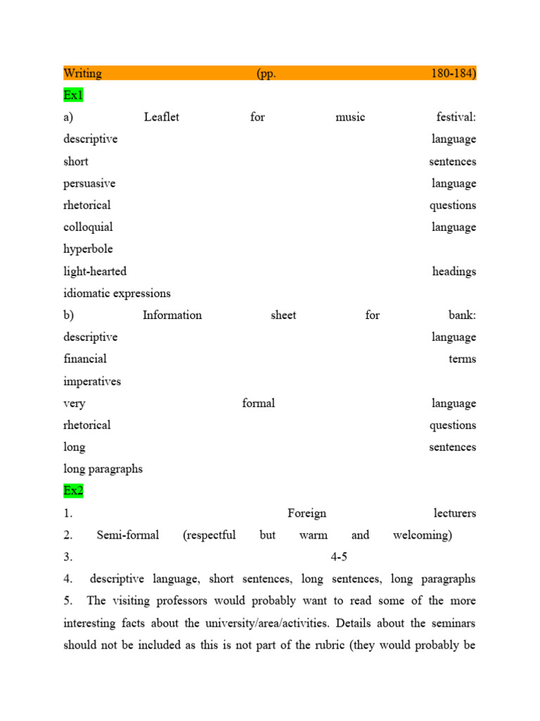 Unit 8 writing section | Download Free PDF | Cognition | Learning
