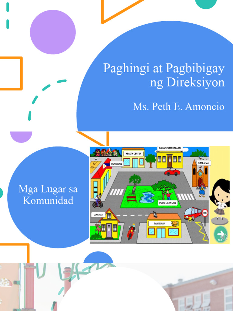 Paghingi at Pagbibigay NG Direksiyon | PDF | Semantics | Linguistic ...