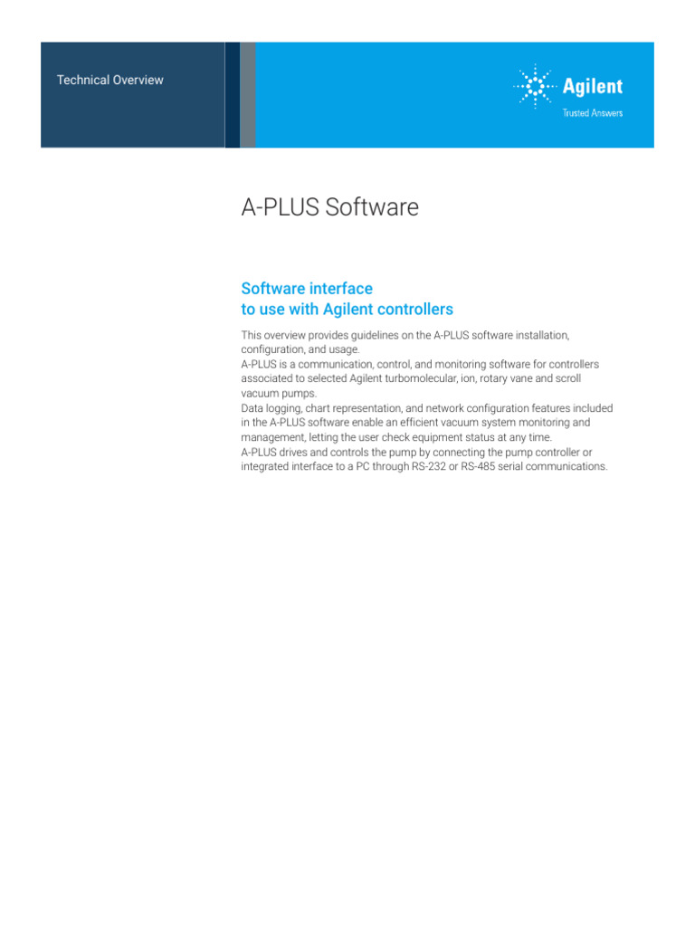 Te A Plus Software 5994 6980en Agilent | PDF | Software | Device Driver