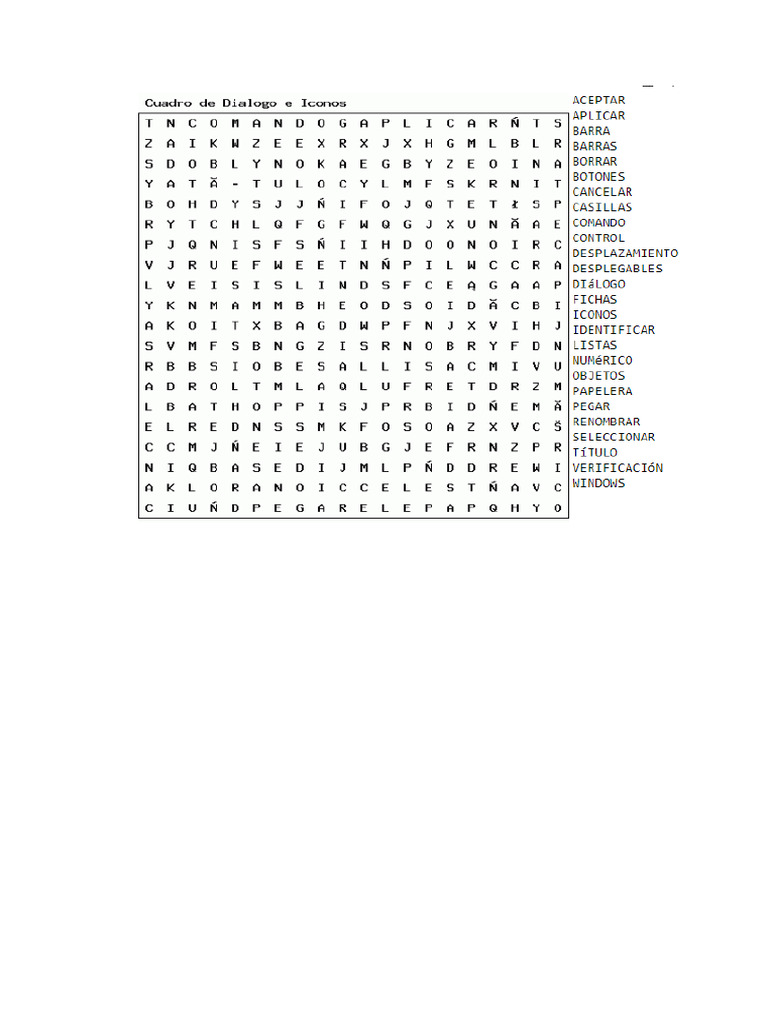 Sopa de Letras Guias | PDF