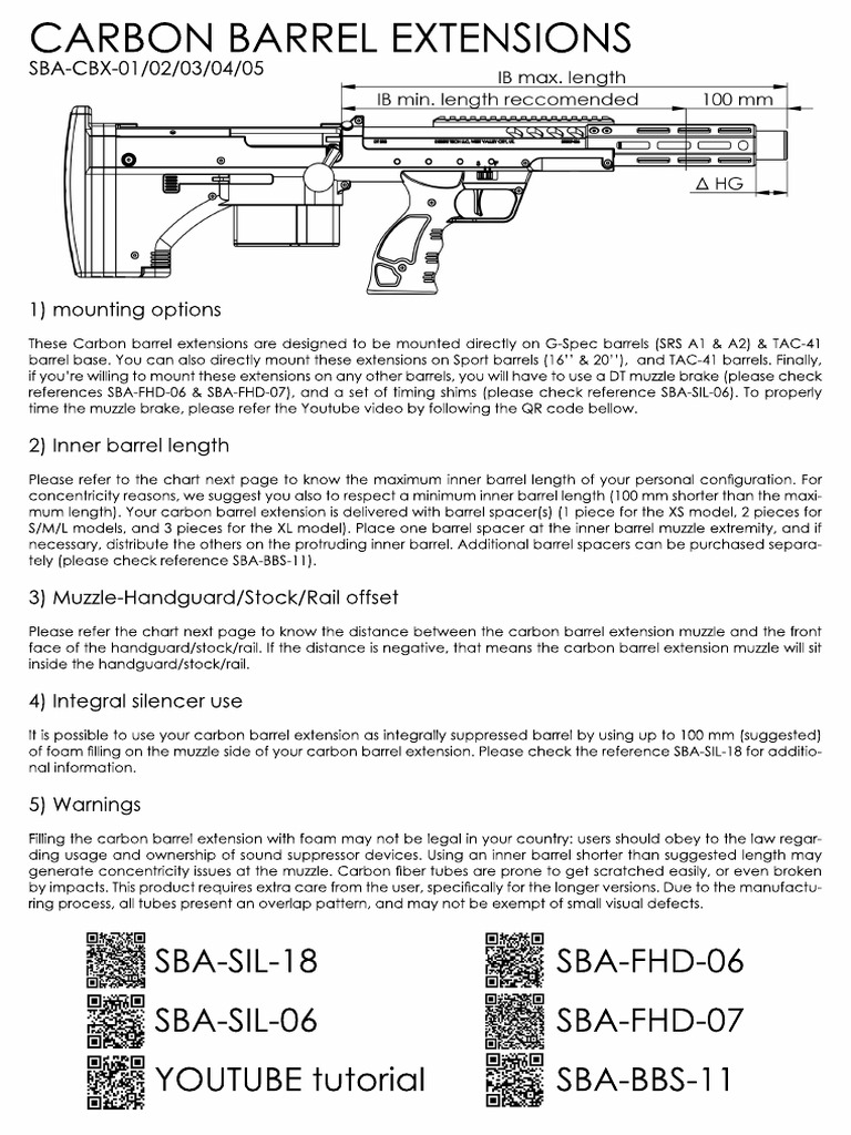 CBX User Manual | PDF | Firearm Components | Weapon Design