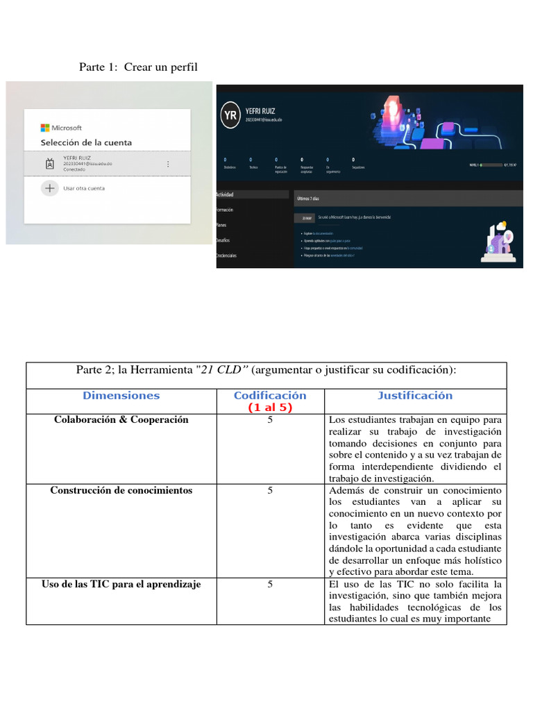 Evaluación de Habilidades 21 CLD | PDF