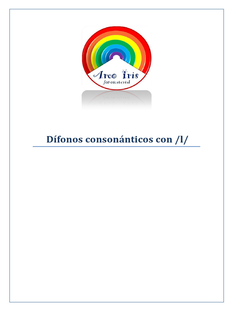 Cuadernillo Dífonos Con - L | PDF