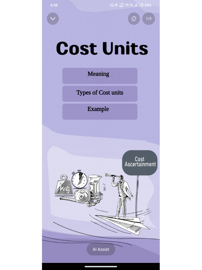 Cost Units Mod | PDF