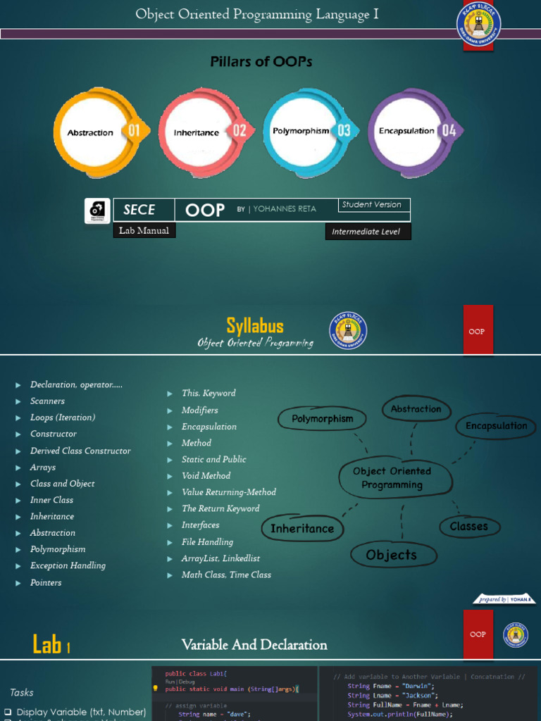 Lab Main 3rd Pdf Inheritance Object Oriented Programming Method