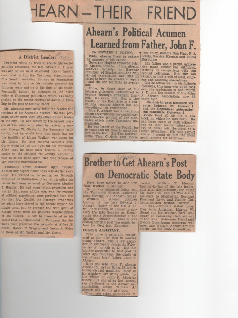 Uncle Eddie Ahearn 1 | PDF