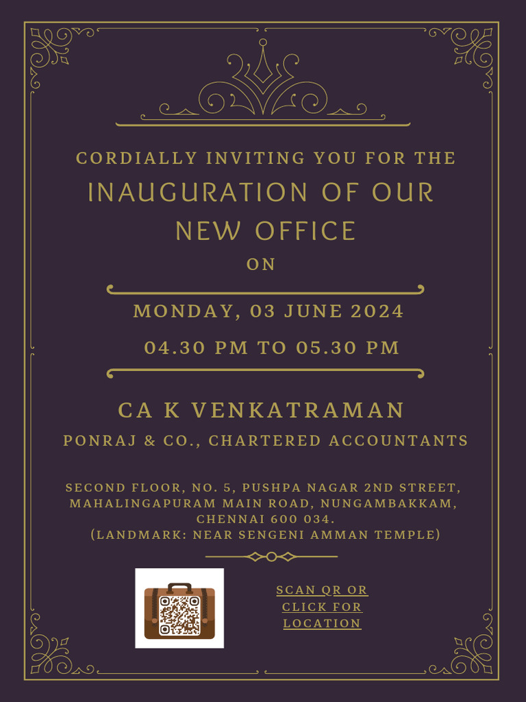 Inauguration Invitation | PDF