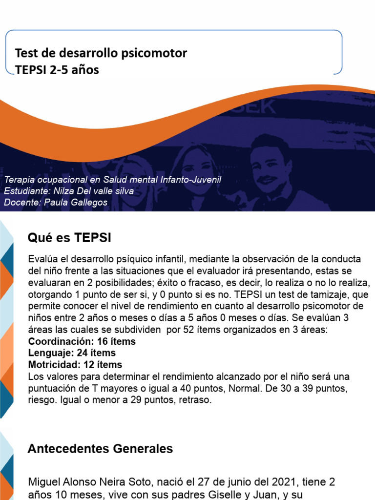 TEPSI | Descargar gratis PDF | Ciencia cognitiva | Sicología