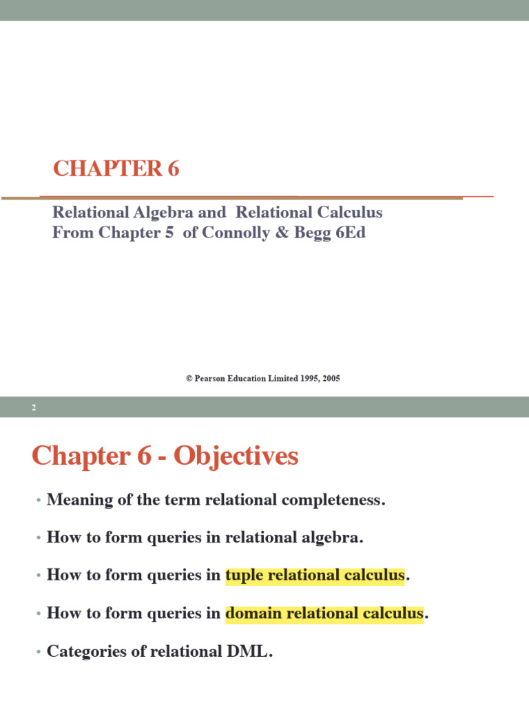 Chapter06 | Download Free PDF | Relational Model | Databases
