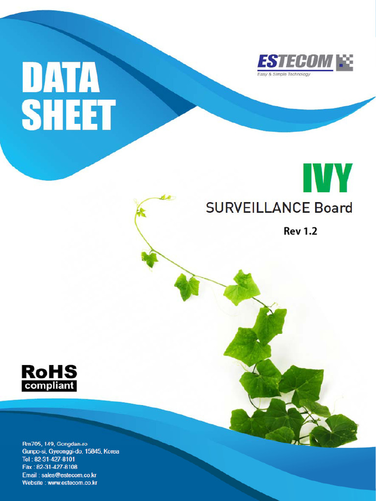 Ivy (Ver.1.2) | PDF | Sensor | Computer Hardware
