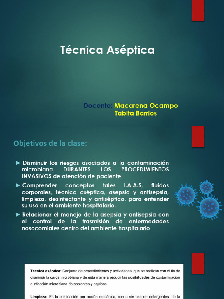 Asepsia_y_antisepsia_ | PDF | Esterilización (Microbiología) | Infección