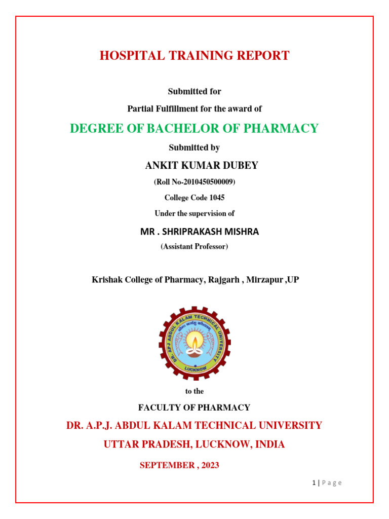 Ankit Kumar Dubey | PDF | First Aid | Intravenous Therapy