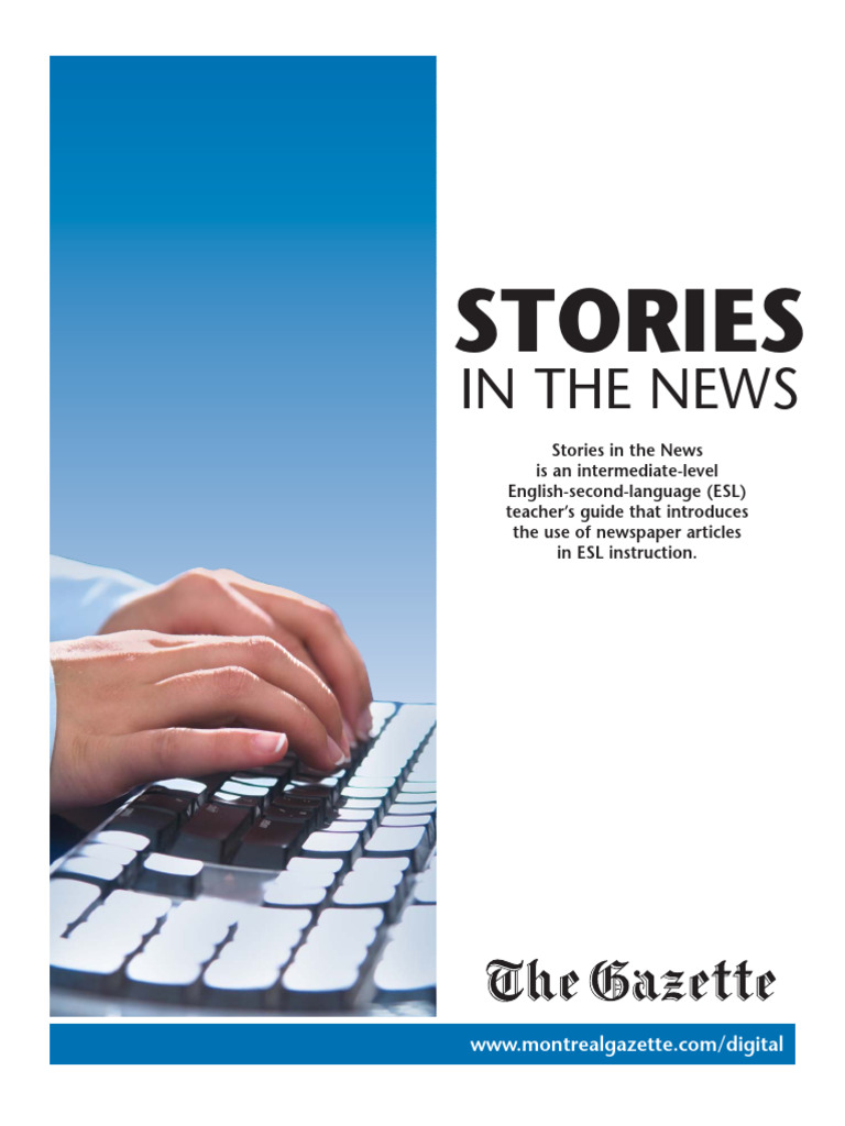 ESL Teacher's Guide to Newspaper Use | PDF | Grammatical Tense | Newspapers