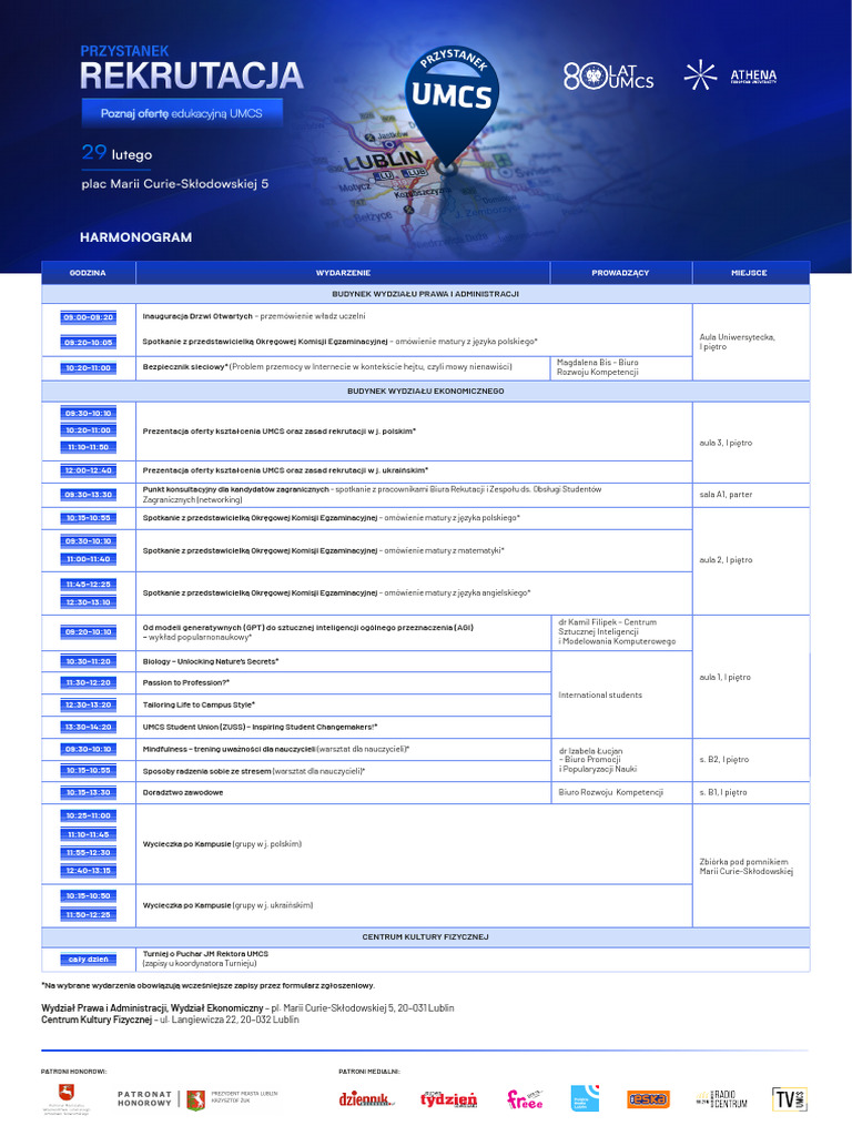 Program Umcs | PDF