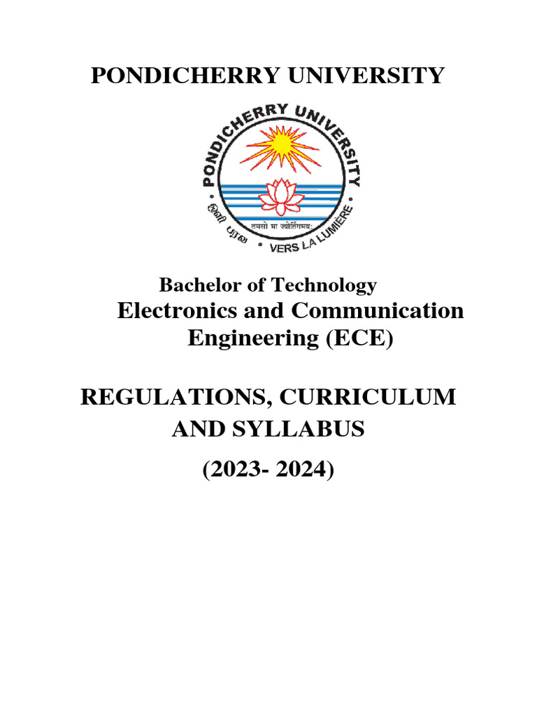 ECE Syllabus 2023 Nagaraj | PDF | Diode | Bipolar Junction Transistor