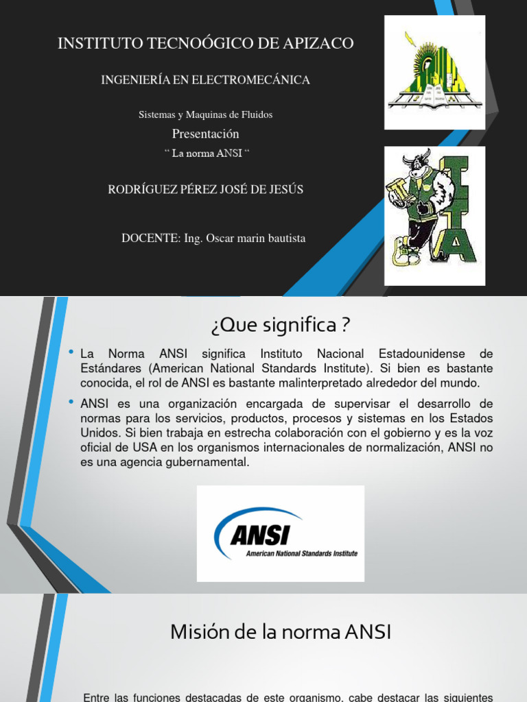 La Norma ANSI | PDF