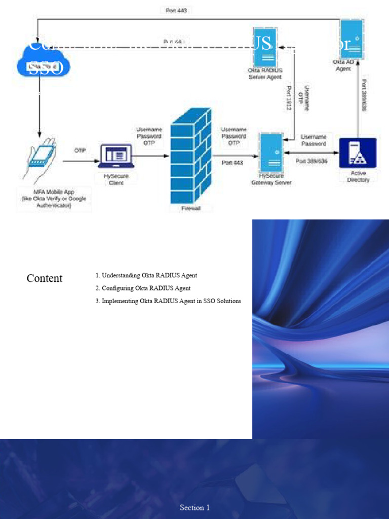 Configuring The Okta RADIUS Agent For SSO Solutions | PDF | Radius | Computer Security