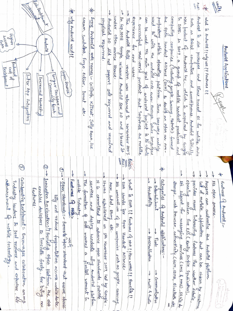 Android Notes PDF | PDF