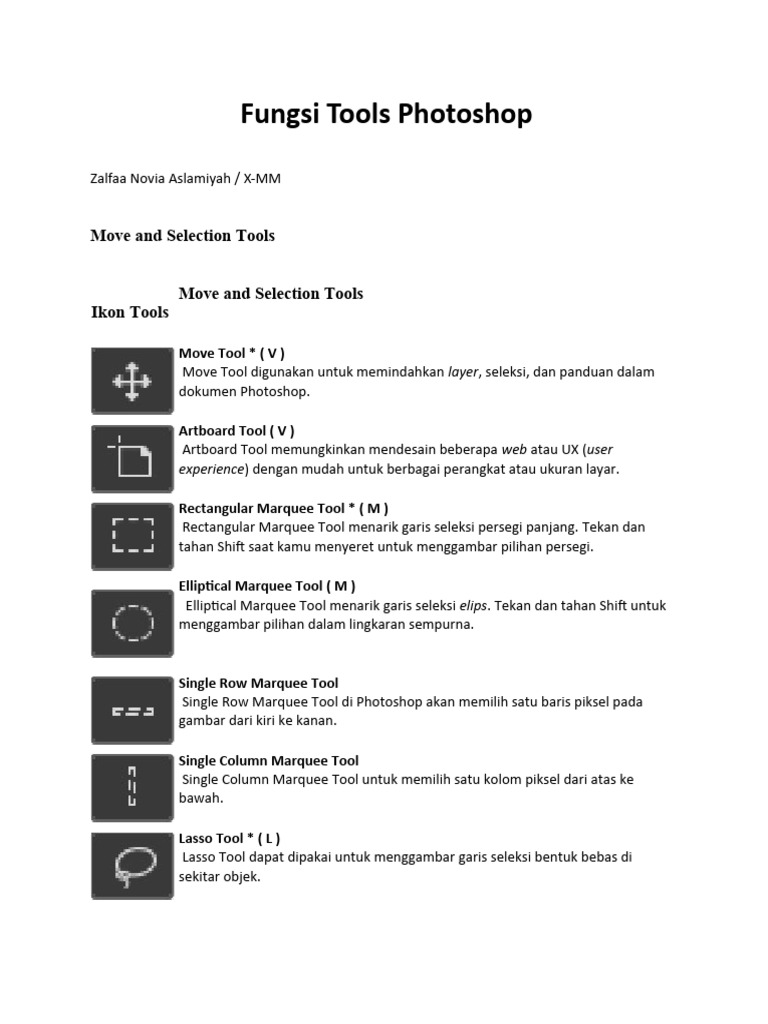 Panduan Tools Photoshop | PDF