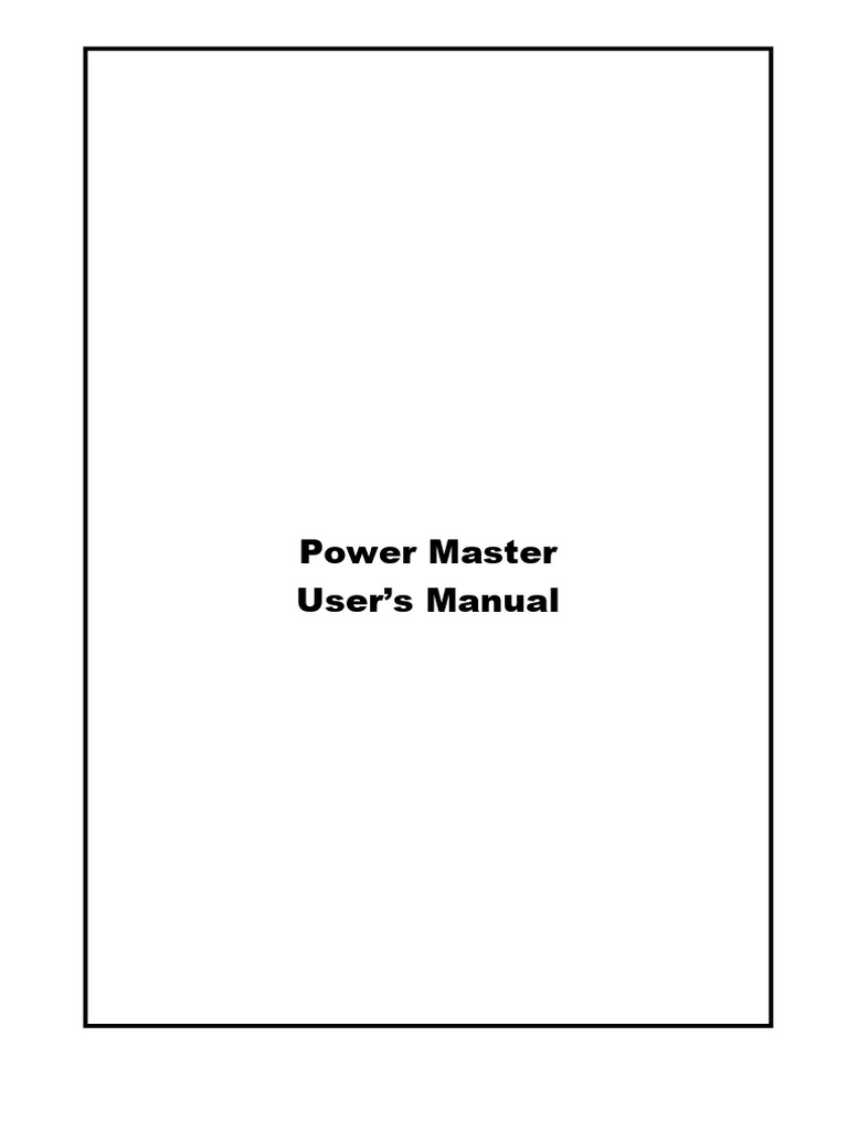 Pm120 Manual | PDF | Installation (Computer Programs) | Ac Power