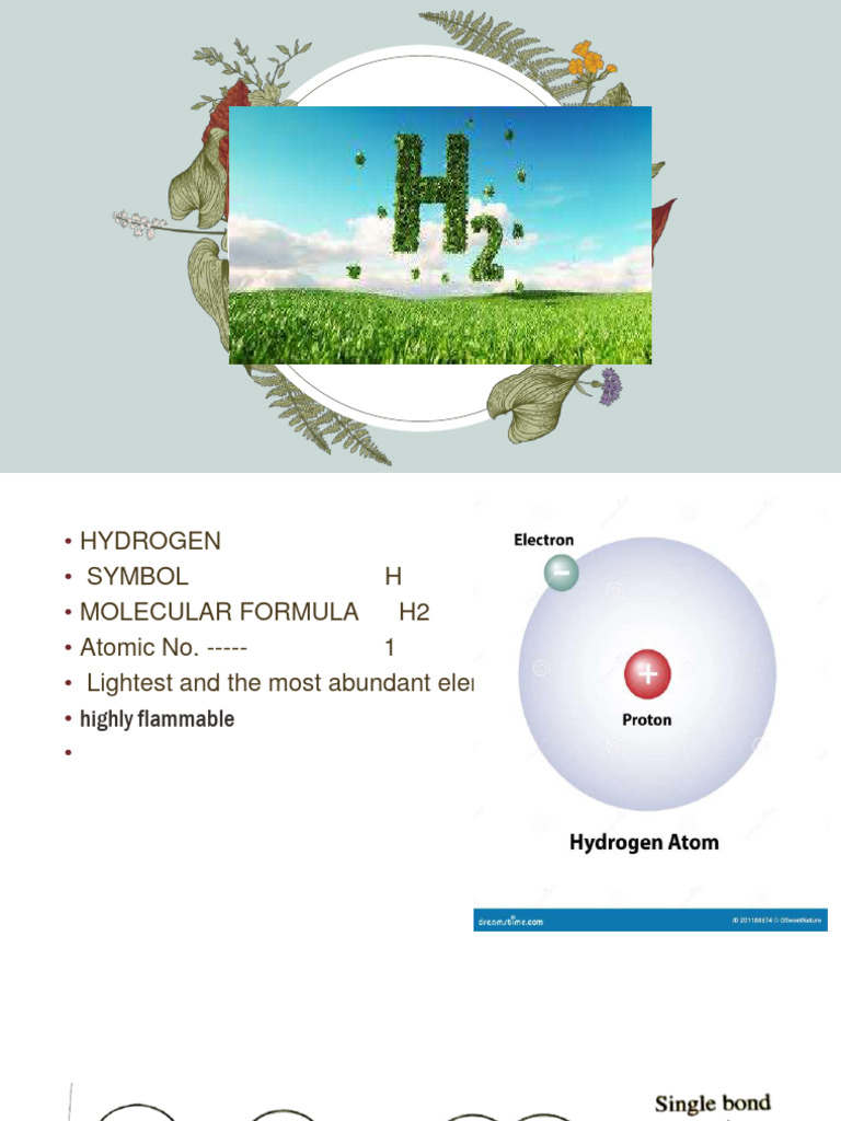 notes hydrogen | PDF | Hydrogen | Electrolyte
