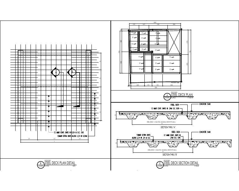 Steel Deck Slab Details | PDF