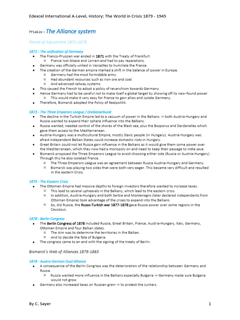 Summary Unit 4 | Download Free PDF | Balkans | Austria Hungary