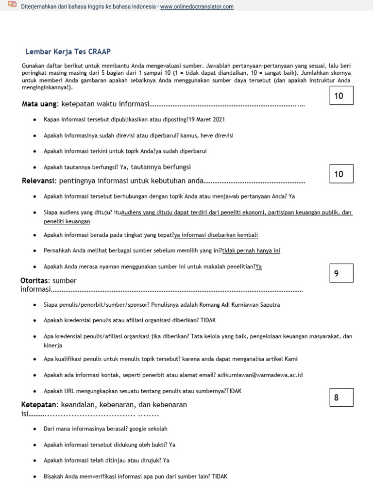 CRAAP Test Worksheet - EFAR.en.id | PDF CRAAP Test Worksheet - EFAR.en.id | PDF