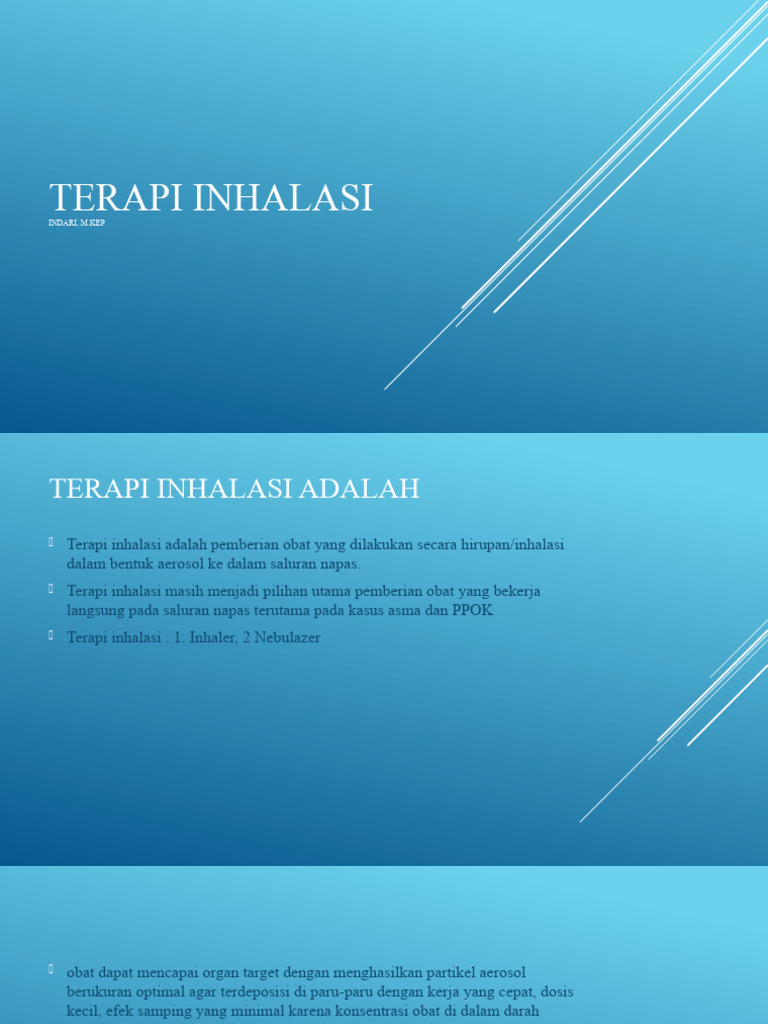 Panduan Terapi Inhalasi Efektif | PDF
