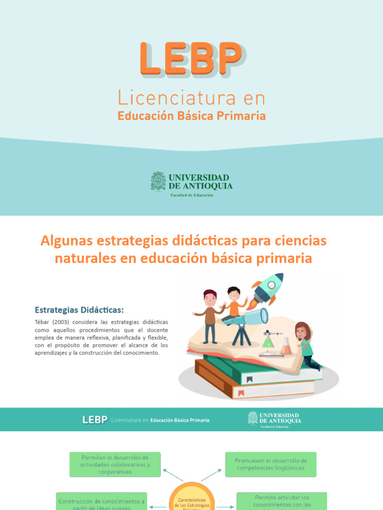 Nucleo 3 Estrategias Didácticas Ccias Nat en Ed Primaria v2 | PDF | Aprendizaje | Enseñando