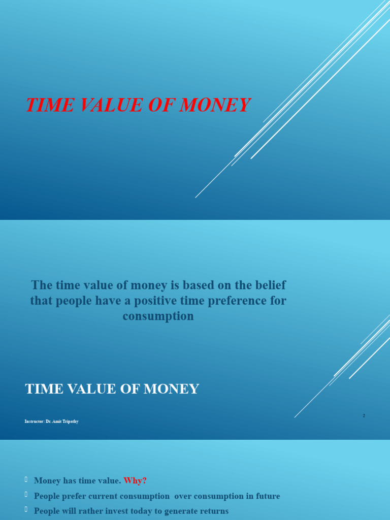Time Value of Money | Download Free PDF | Present Value | Interest