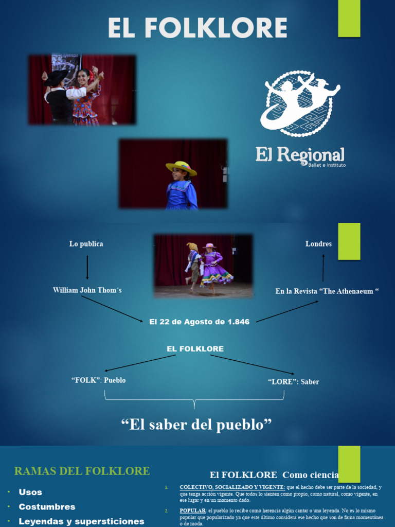 Definición y Ramas del Folklore | PDF | Folklore