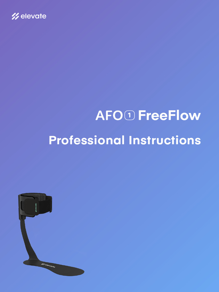 FreeFlow-HelixBand Professional IFU | PDF | Foot | Shoe