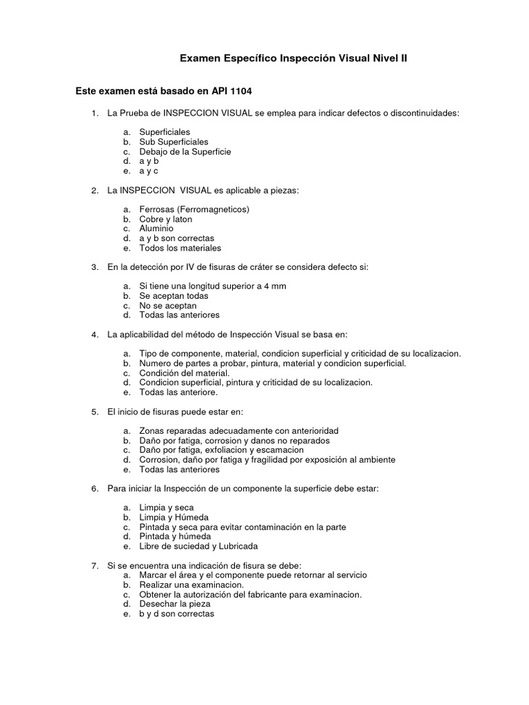 Examen Especifico VT - 2014 | PDF | Fatiga (material) | Materiales Examen Especifico VT - 2014 | PDF | Fatiga (material) | Materiales