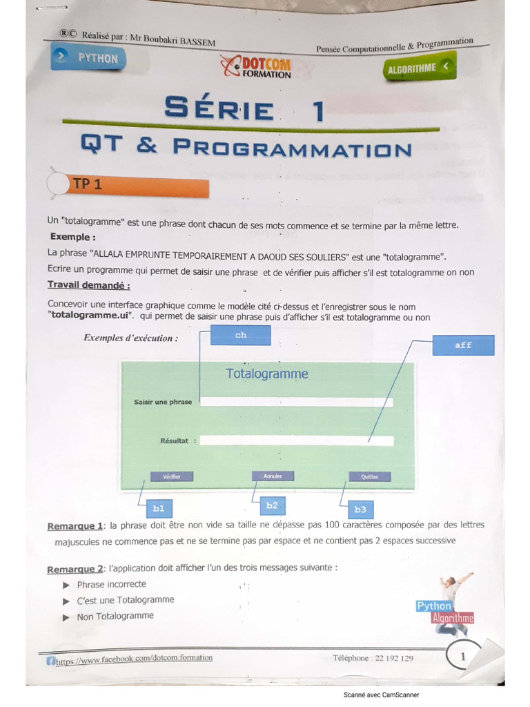 QT Designer Info Bassem | PDF