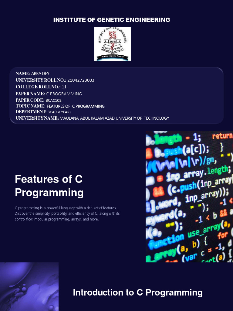 Bcac102 - Arka Dey | PDF | Pointer (Computer Programming) | Computer Programming