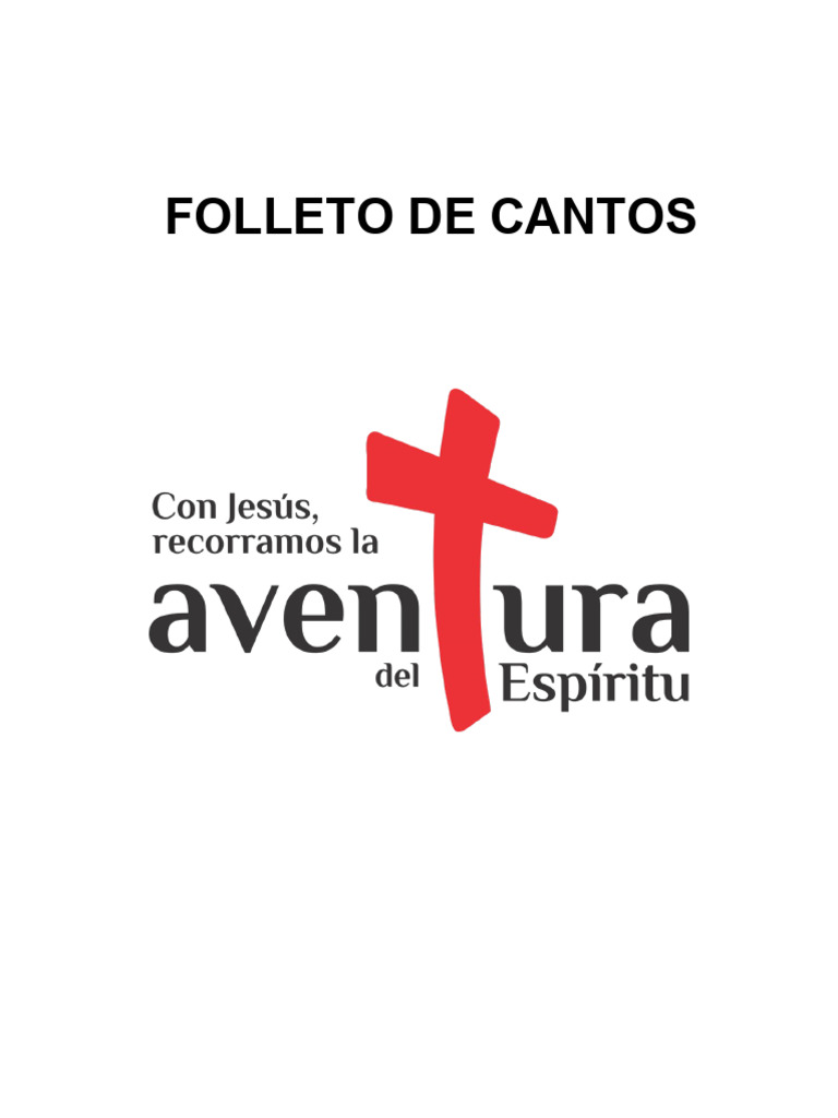 Folleto de Cantos | PDF | Cristo (título) | María, madre de Jesús