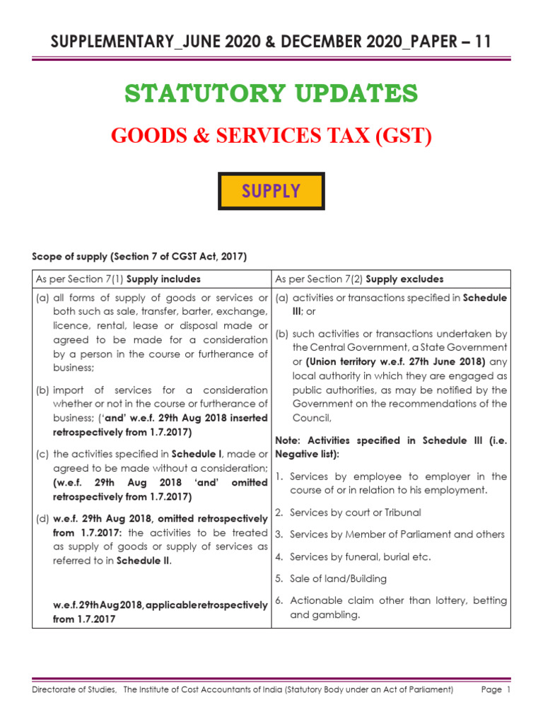 Supplementary Paper 11 June - Dec - 2020 | PDF | Lease | Taxes