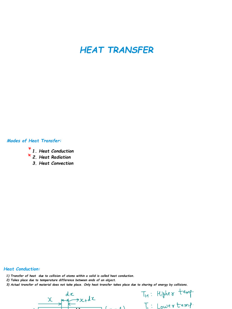 Heat Transfer | PDF | Heat Transfer | Physical Quantities