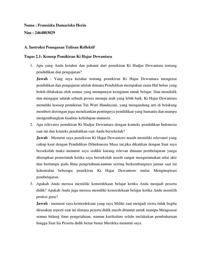 Mulai Dari Diri F.T2 | PDF