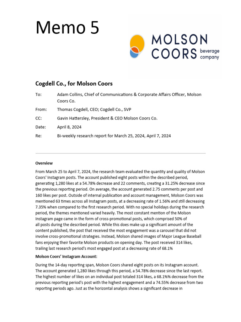 memo 5 | PDF | Business Economics | Business