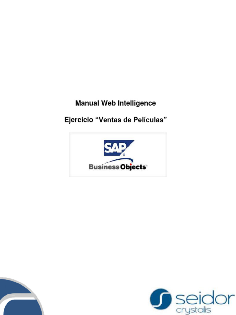 Guía SAP Web Intelligence 2014: Informes y Análisis | PDF | Red mundial ...