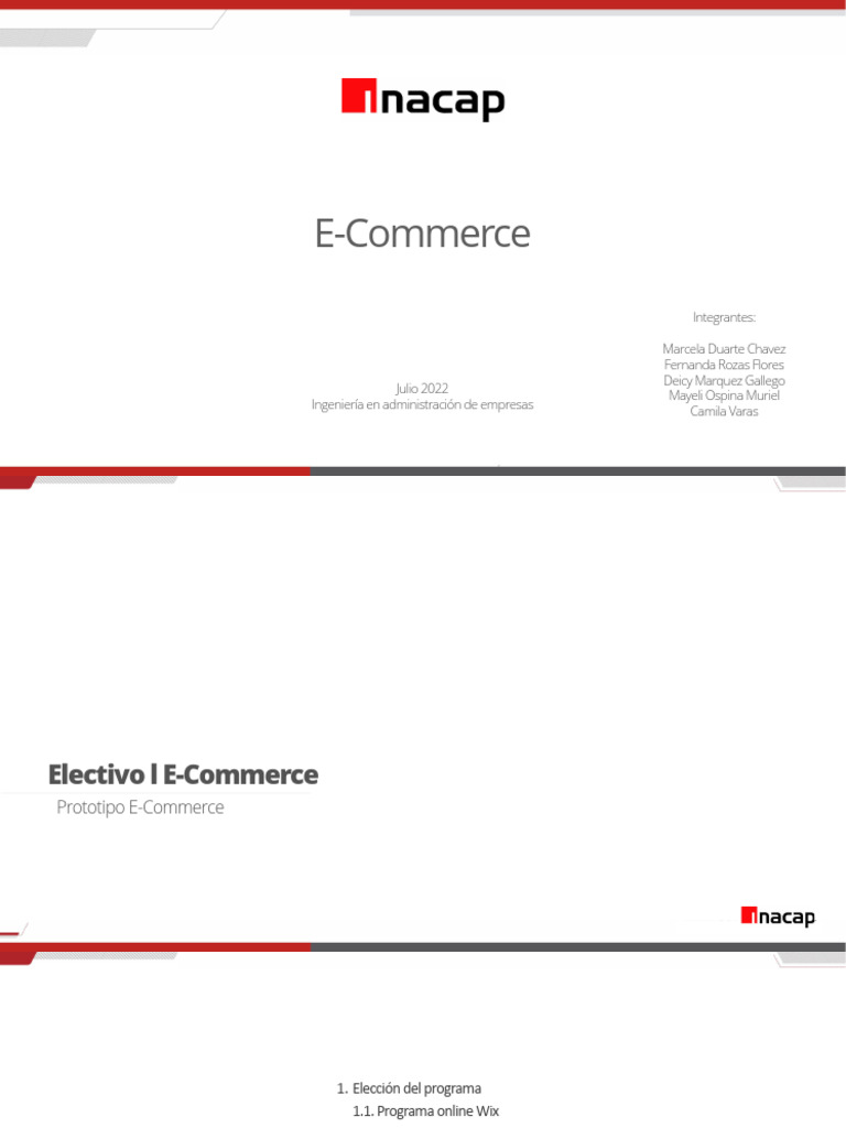 EXPO E-Commerce Final | PDF | Comercio electrónico