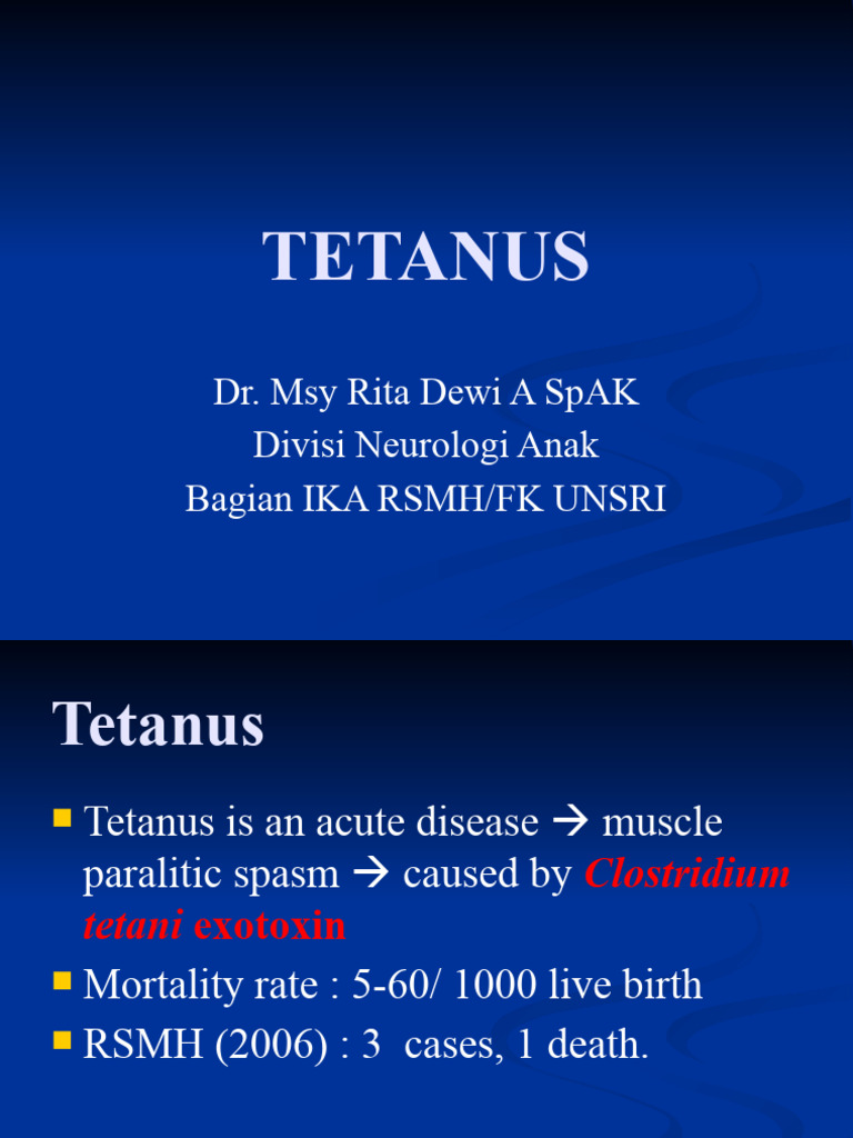 13 Tetanus | PDF | Medicine | Immunology
