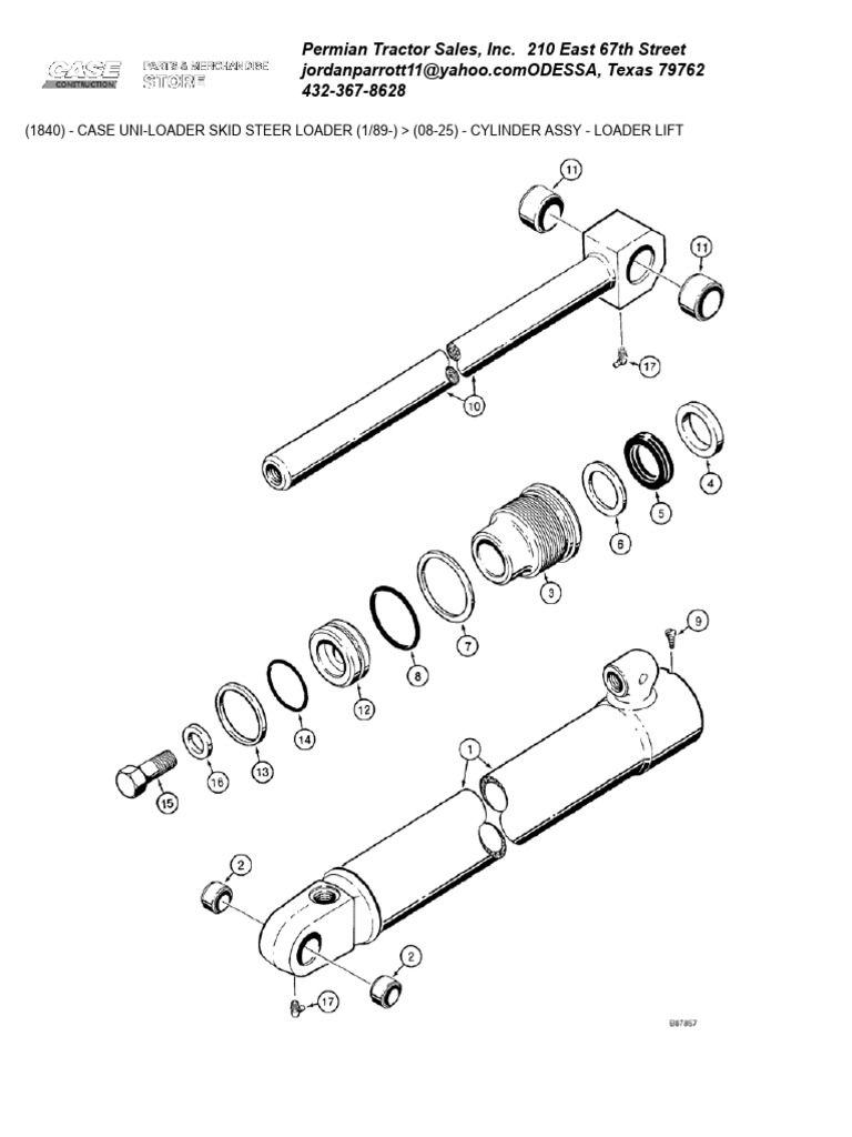 Cylinder Assy - Loader Lift | PDF | Loader (Equipment) | Screw