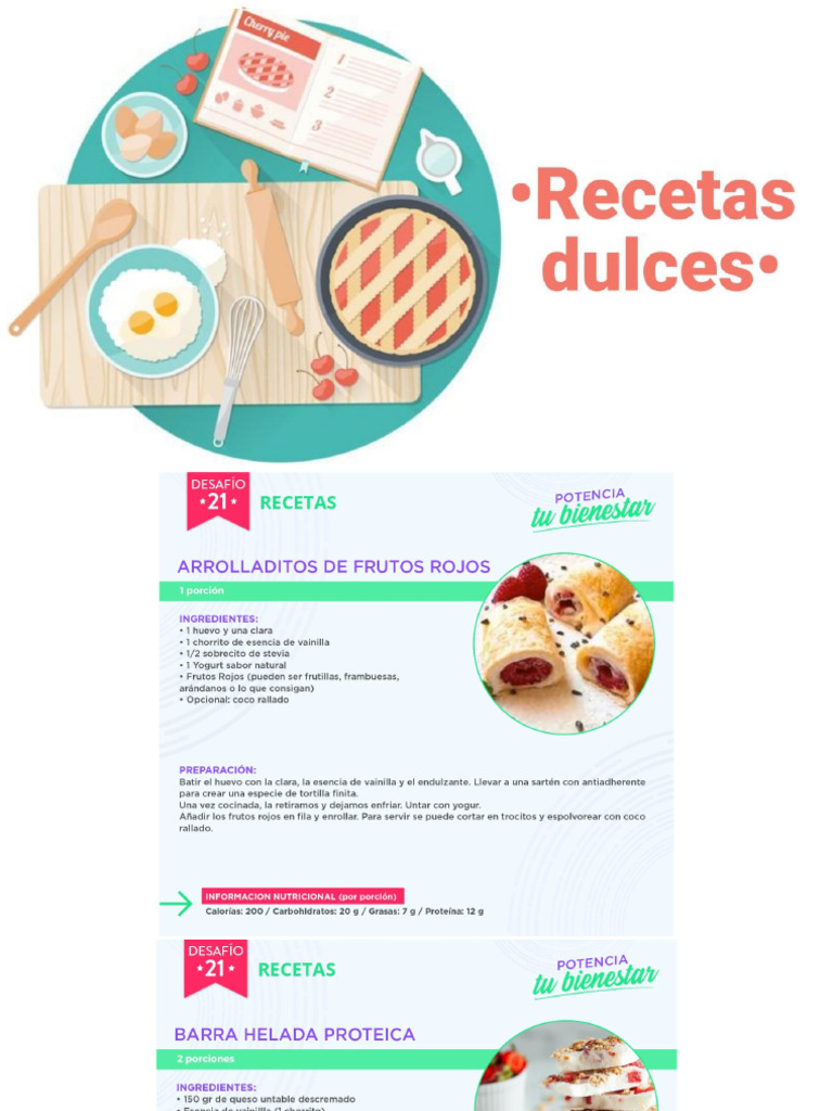 Recetas Dulces | PDF