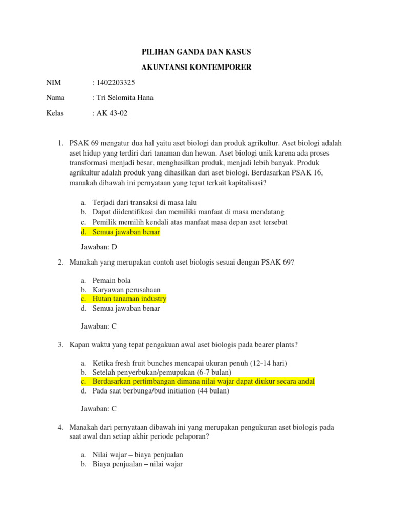 Pilihan Ganda Dan Kasus | PDF | Griya & Taman | Kesehatan Holistik