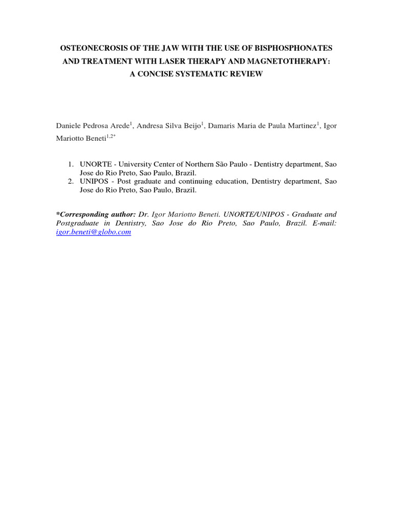 Manuscript - en - Daniele TCC | PDF | Osteoporosis | Bone